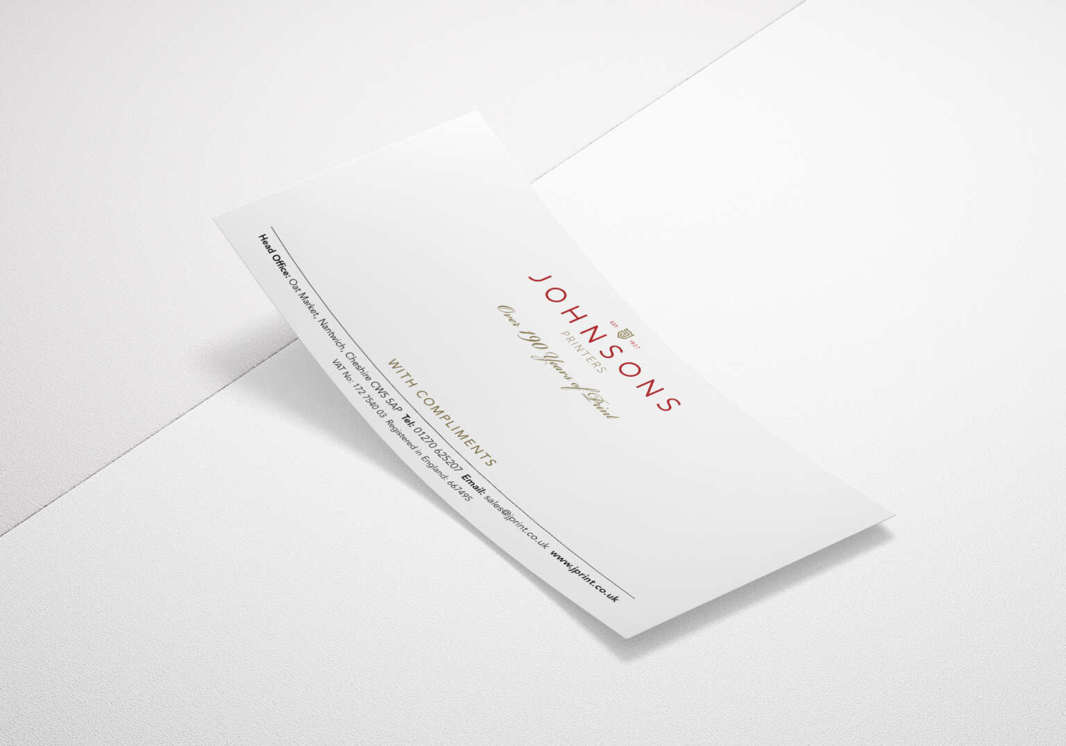 What to include on a Compliment Slip - Johnsons Printers